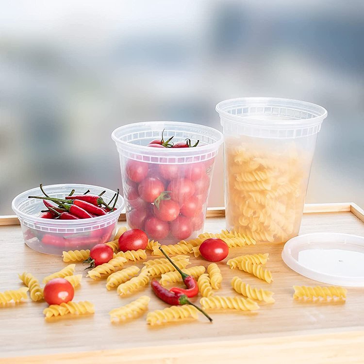 OEM Disposable Plastic Container with Lid from ChinaDowell